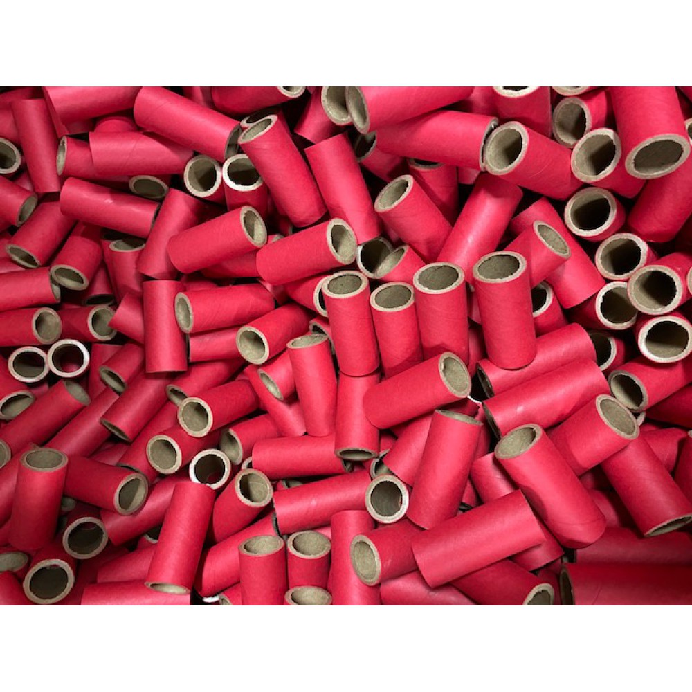 50 3/4 ID X 2-1/8 X 3/32 HEAVY wall RED paper tubes